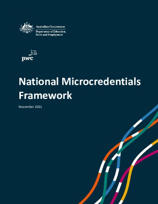 National Microcredentials Framework - Department of Education, Australian Government